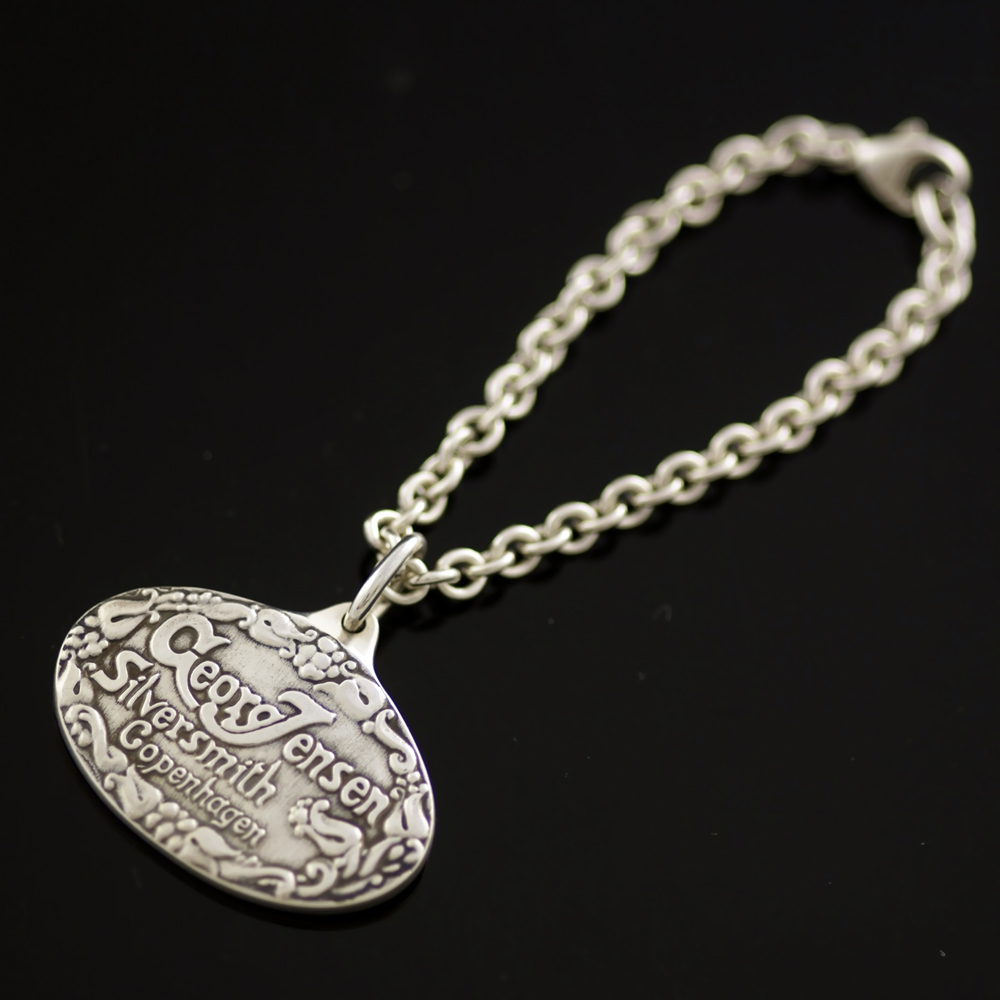 WorldAntique.net - Georg Jensen Sterling Silver Key Chain. 1904-2004 ...