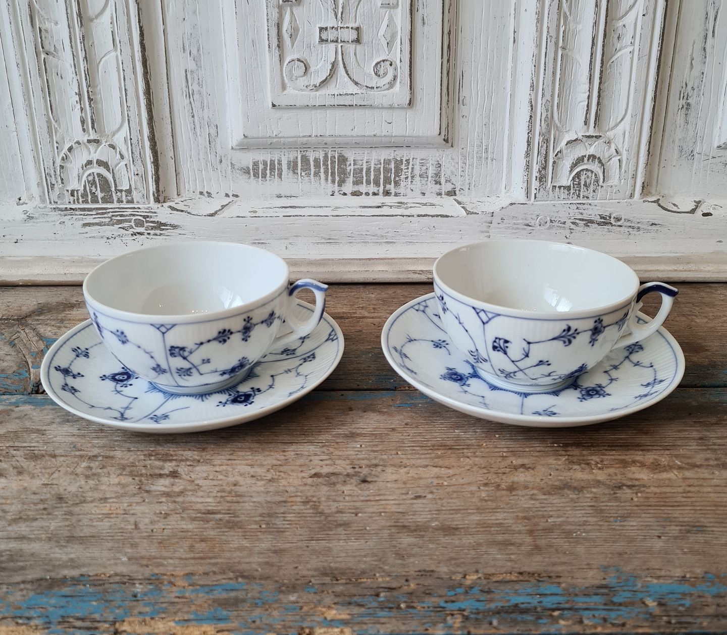 WorldAntique.net - Royal Copenhagen Blue fluted large office cup no. 75