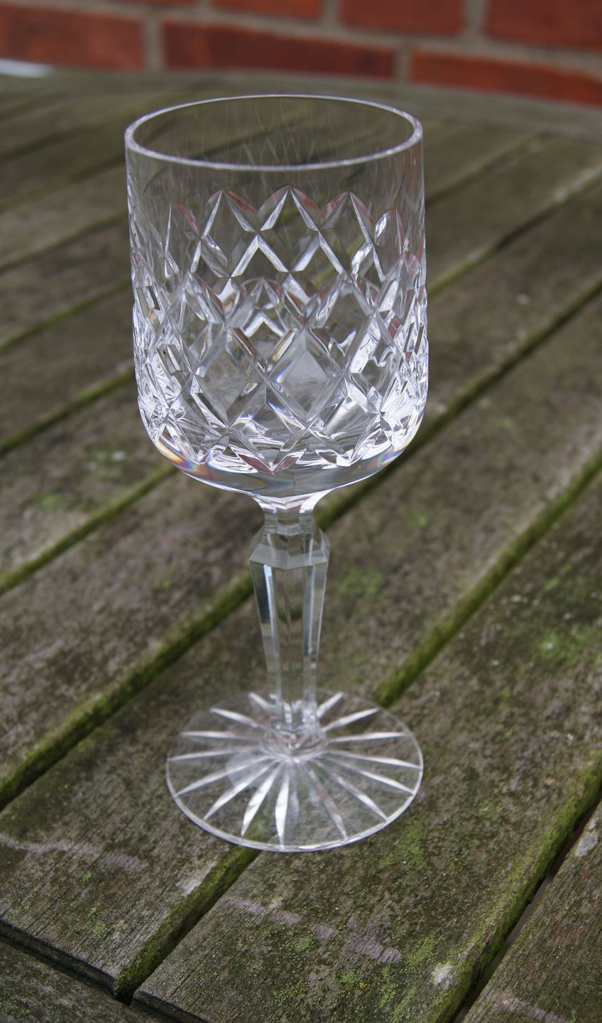 WorldAntique.net - Westminster crystal glassware. White wine glasses 16 ...