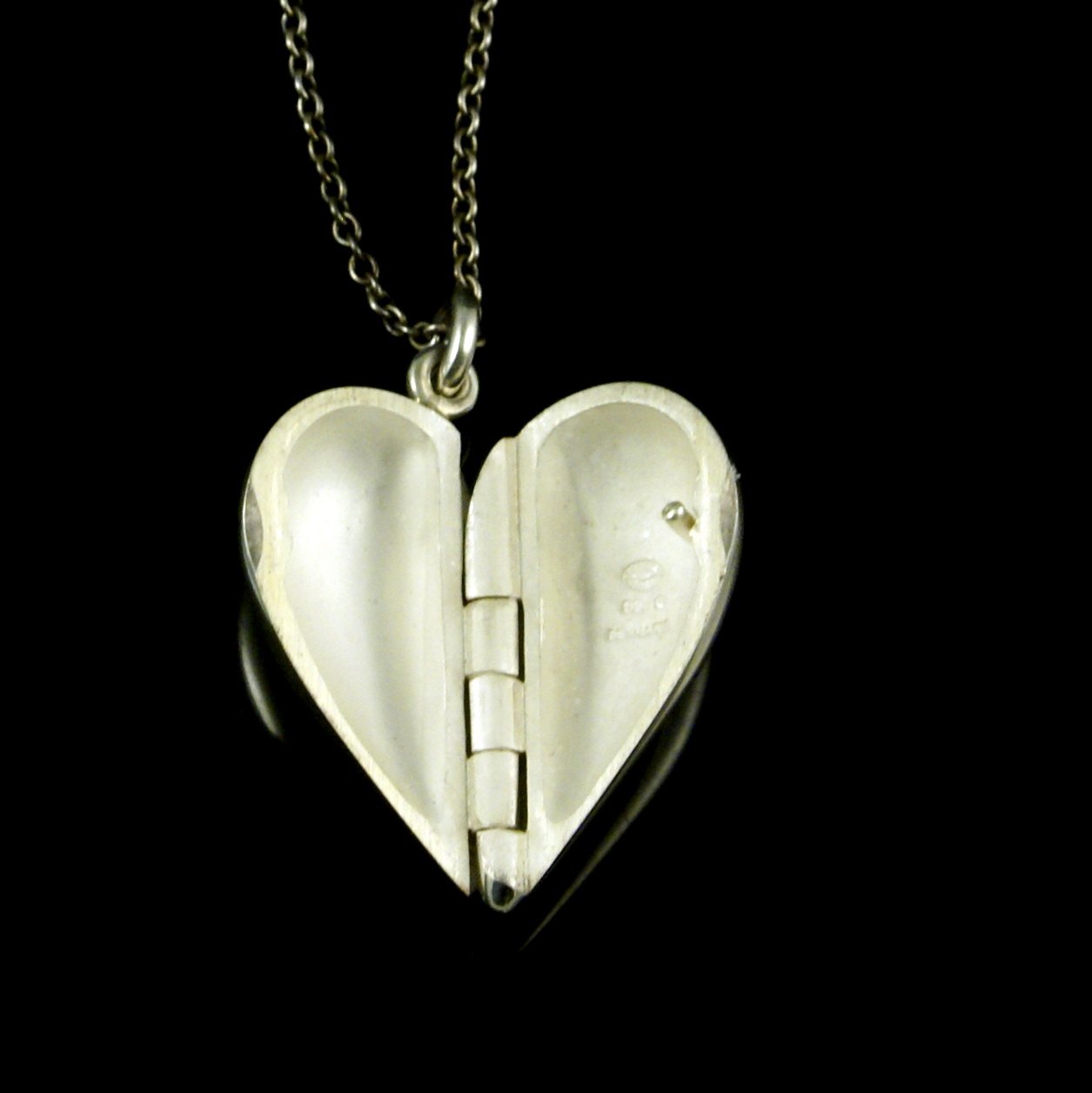 WorldAntique.net - Georg Jensen Sterling Silver Artist Heart Pendant 2007